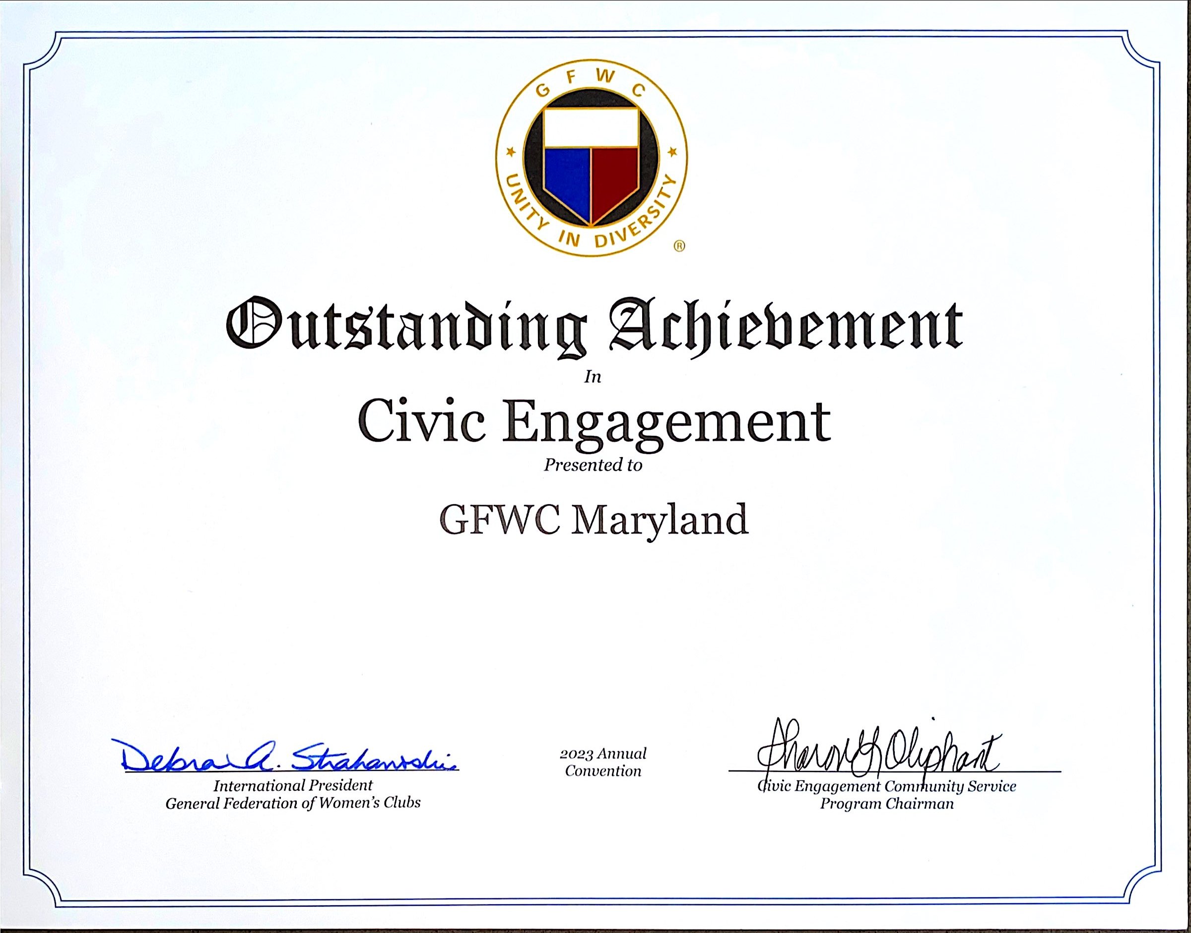 GFWC Maryland Federation of Women's Clubs, Inc.